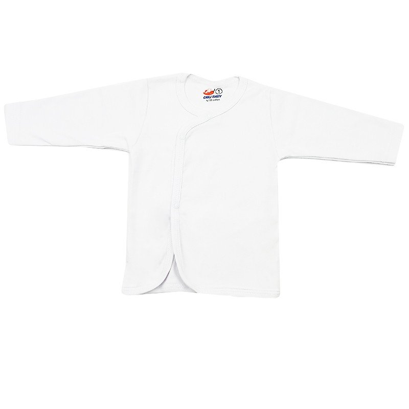 لباس نوزادی مانتو سفید ساده چیلی بی بی chili baby
